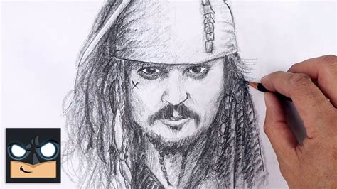 How To Draw Jack Sparrow Pirates Of The Caribbean Sketch