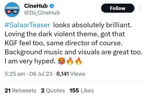 Salaar Teaser Release Salaar Teaser Strikes Gold On Twitter Prabhas
