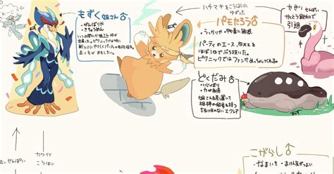 旅パ クリア記念の旅パらくがき ⚠️新ポケ注意 あんずのイラスト Pixiv