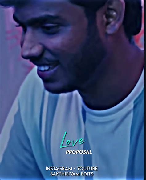 Love Proposal 💗 Whatsapp Status Sakthisivam Edits Youtube