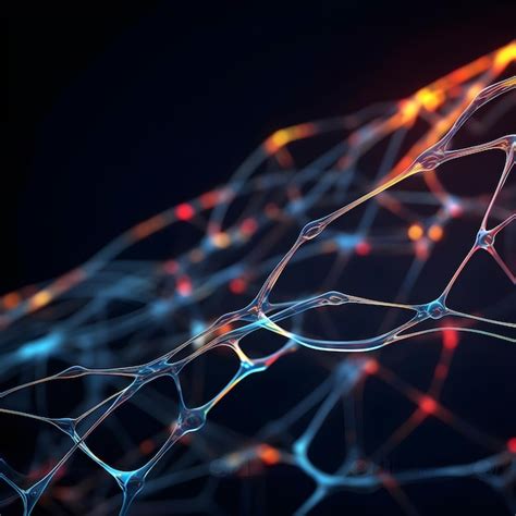 Premium Ai Image Big Data Concept Abstract Neural Network Background