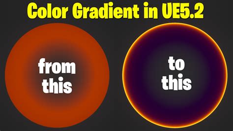 Color Gradient In Ue5 2 Material Tutorial Cghow Ashif Ali
