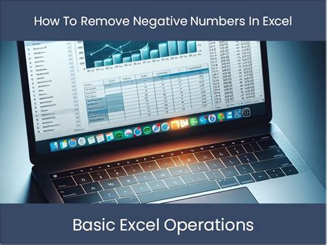 Excel Tutorial How To Remove Negative Numbers In Excel