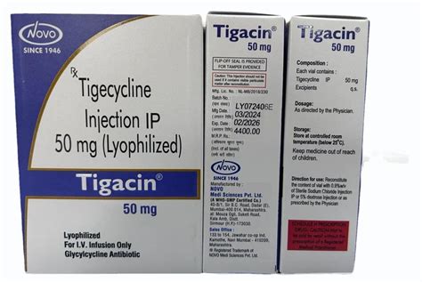50mg Tigecycline Injection At Rs 4400 Vial Navi Mumbai Id 2854648468562