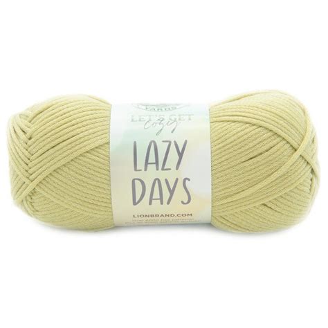 Lion Brand Lets Get Cozy Lazy Days Yarn Lichen Craftonline