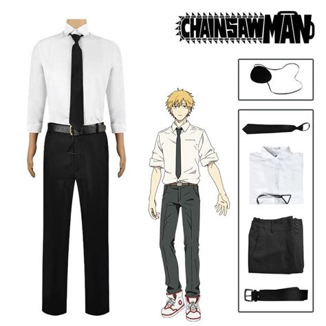 Anime Chainsaw Man Denji Cosplay Costume Public Safety Devil Hunter Un