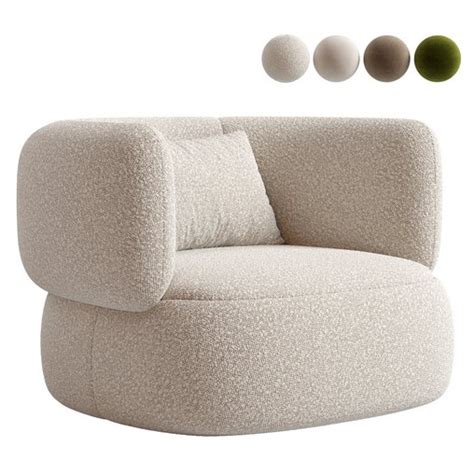 Cantori Adria Velvet Chair 02 3d Model Buy Download 3dbrute
