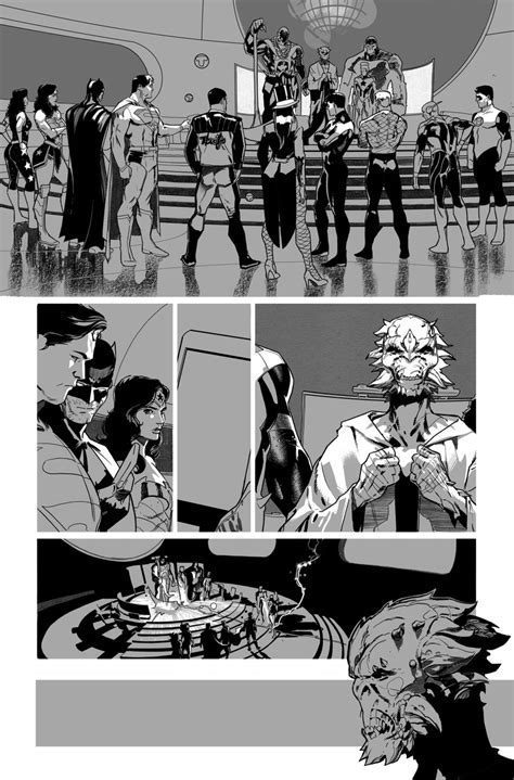 Dc K O 1 P 8 Monoprint The Green Room Comic Art