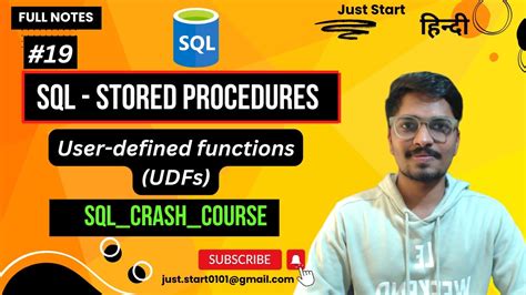 19 Sql Stored Procedures And User Defined Functions Hindi