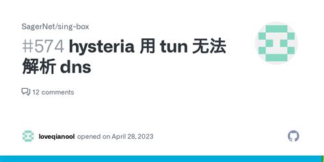 Hysteria Tun Dns Issue Sagernet Sing Box Github
