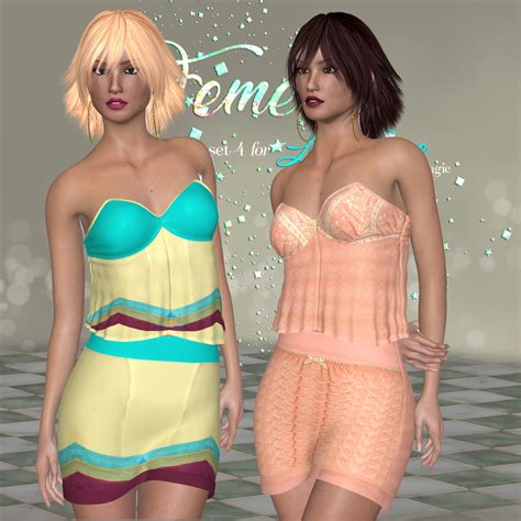 Da Femenin For La Femme Closet 4 3d Figure Assets La Femme Lhomme