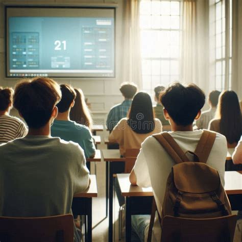 Classroom Students Behind Stock Illustrations 135 Classroom Students