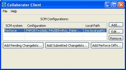 Perforce Integration Collaborator Documentation