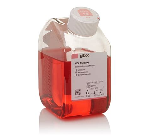 MEM α no nucleosides 1000 mL Buy Online Gibco thermofisher