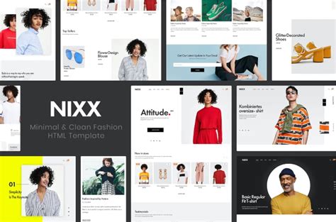 Fashion Website HTML Templates Envato Tuts