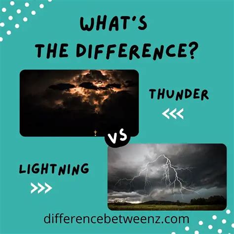 Difference Between Thunder And Lightning Difference Betweenz