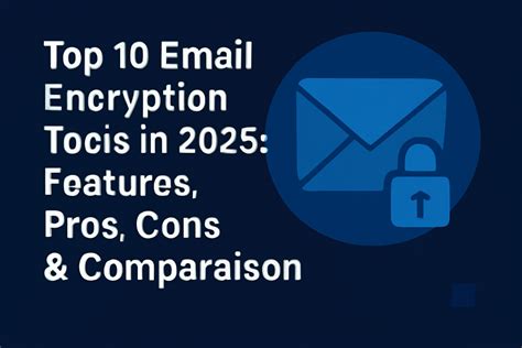 Top 10 Email Encryption Tools In 2025 Features Pros Cons And Comparison