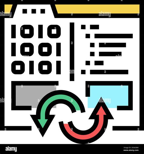 Program Code Converter Color Icon Vector Illustration Stock Vector Image Art Alamy