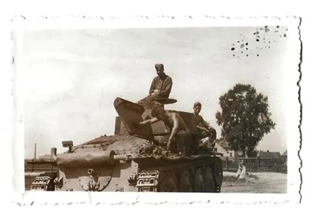 Original Foto Panzer Sdkfz Ww2 Kettenfahrzeug Tank Panzerwagen