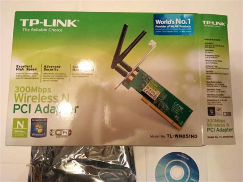 Tp Link Pci Wireless Adapter 無綫接收器 電腦＆科技 電腦周邊及配件 電腦線、轉接線及轉換器 Carousell
