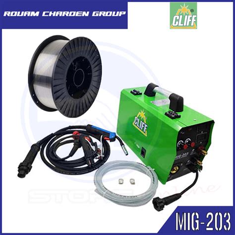 Cliff Mig 203 ตู้เชื่อมซีโอทู ลวดฟลั๊กคอร์ 5 กก รับประกัน 1 ปี