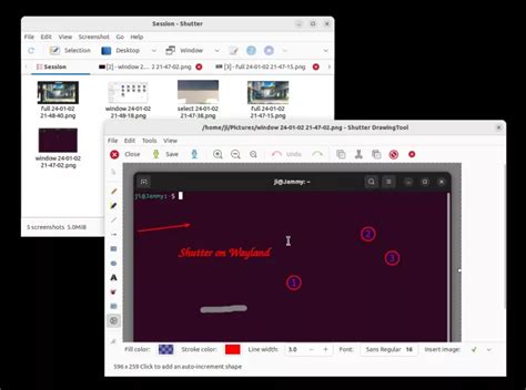 Shutter Works On Wayland For Select Area And Window Screenshots Ubuntuhandbook