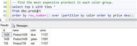 Advanced Use Of The Sql Server Order By Clause