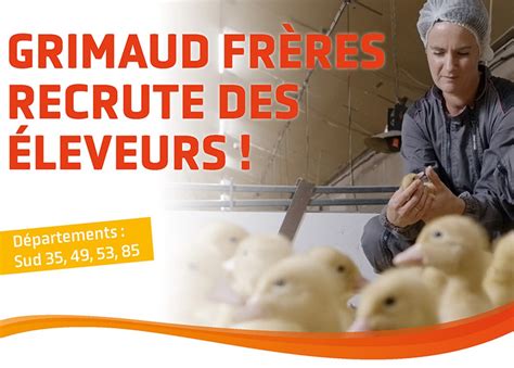 Grimaud Frères Recrute Des éleveurs Grimaud Freres