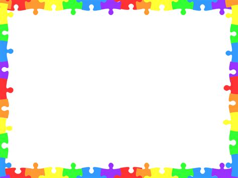 Puzzle Border And Backgrounds Puzzle Clipart Https