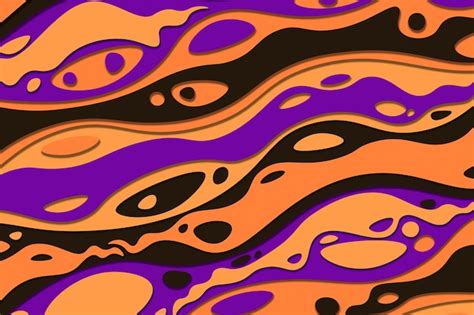 Premium Vector 3d Abstract Psychedelic Groovy Background