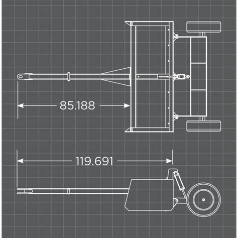 Loflin Fabrication Tractor Land Leveler — Attachments King