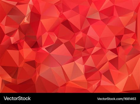Red Abstract Background Polygon Royalty Free Vector Image