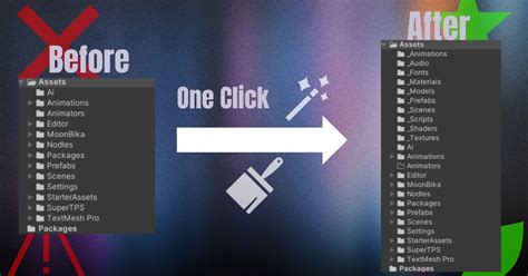 Folder Organizer Window Smart Auto Folder Sorting For Unity