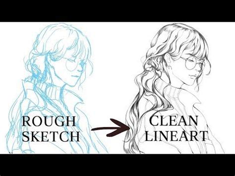 MediBang How I Lineart TUTORIAL Tutorial Digital Art Tutorial Line Art