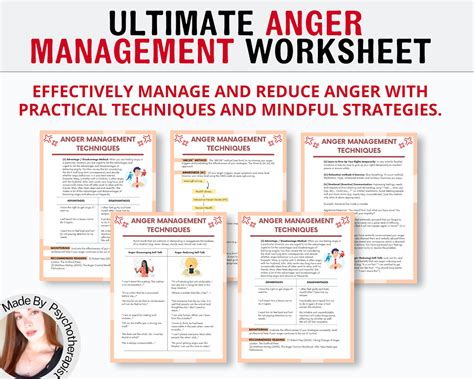 Understanding Anger Management Techniques Worksheets Anger Cycle