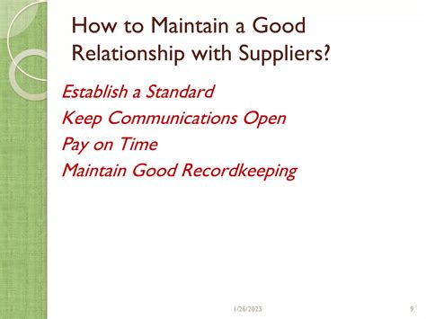 Supplier Selection And Evaluation Pptx Business Administration Business