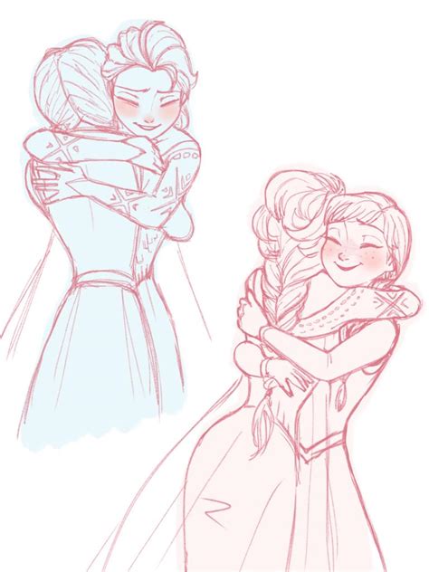 Anna And Elsa Frozen Fan Art 37965787 Fanpop