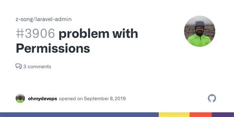 Problem With Permissions · Issue 3906 · Z Songlaravel Admin · Github