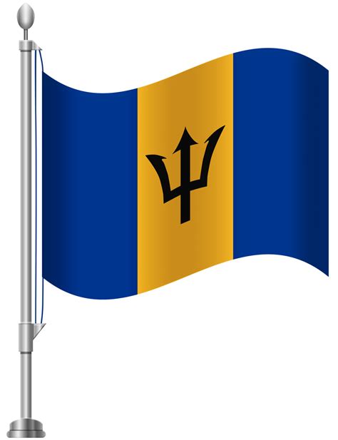 Barbados Flag Png Clip Art