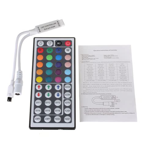 3pcs 44 Key Mini IR Remote Control LED Strip Controller For RGB 3528
