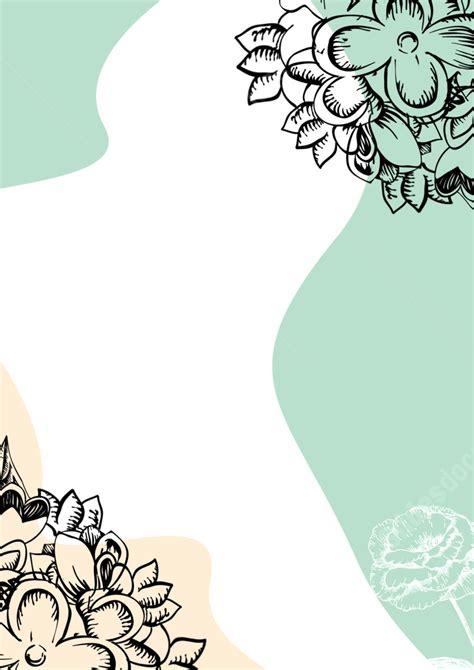 Creating A Pristine Floral Design Through Sewing Page Border Background