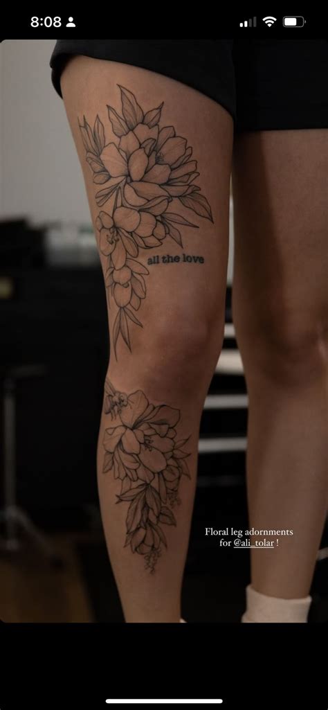 Pin By Emily Tait On Leg Tat In 2025 Hip Thigh Tattoos Floral Thigh