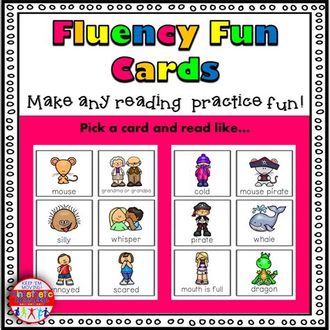 Fluency Fun Silly Voice Task Cards Made By Teachers