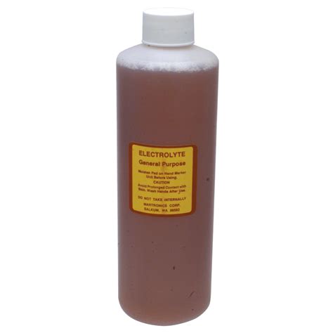 Etch O Matic Jt50er16 Electrolyte Solution 16 Oz General Purpose