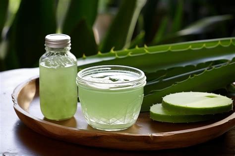 Premium Ai Image A Small Container Of Lime Juice Sits On A Tray With