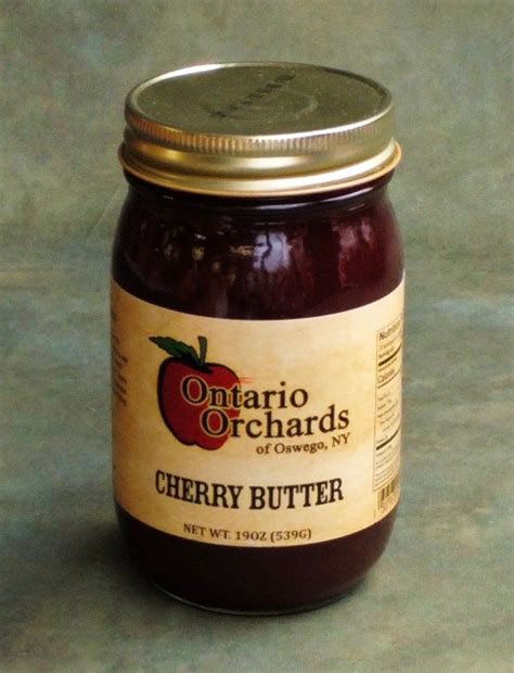 Ontario Orchards Cherry Butter Ontarioorchards