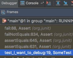 Java Can Intellij IDEA Be Configured To Break On Exceptions In JUnit