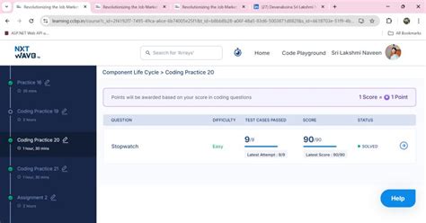 Devanaboina Sri Lakshmi Naveen On Linkedin Ccbp Nxtwave 100dyascofocode Ccbp Reactjs
