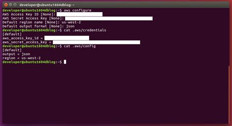 Installing And Configuring Aws Cli On Ubuntu Desktop Dmitry Zinchenko