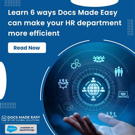Docs Made Easy On Linkedin Salesforce Document Generation Tool Hr